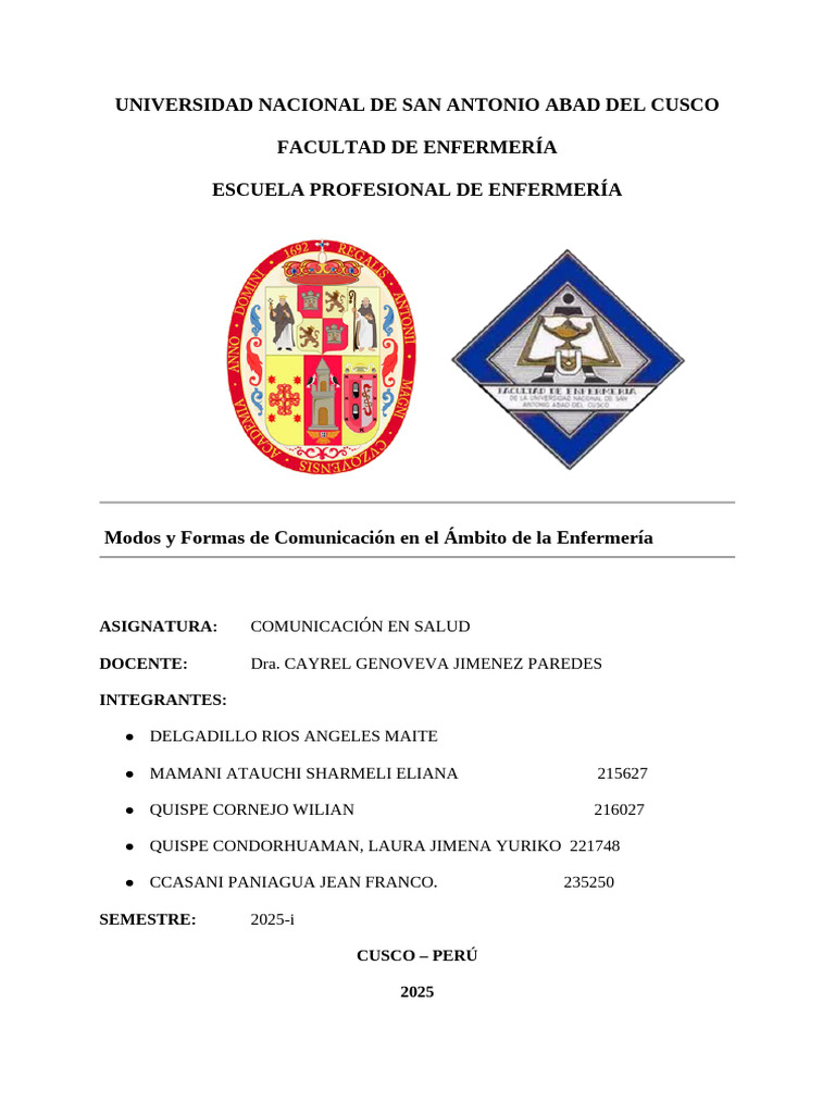 Modos de Comunicacion | PDF | Comunicación | Comunicación no verbal