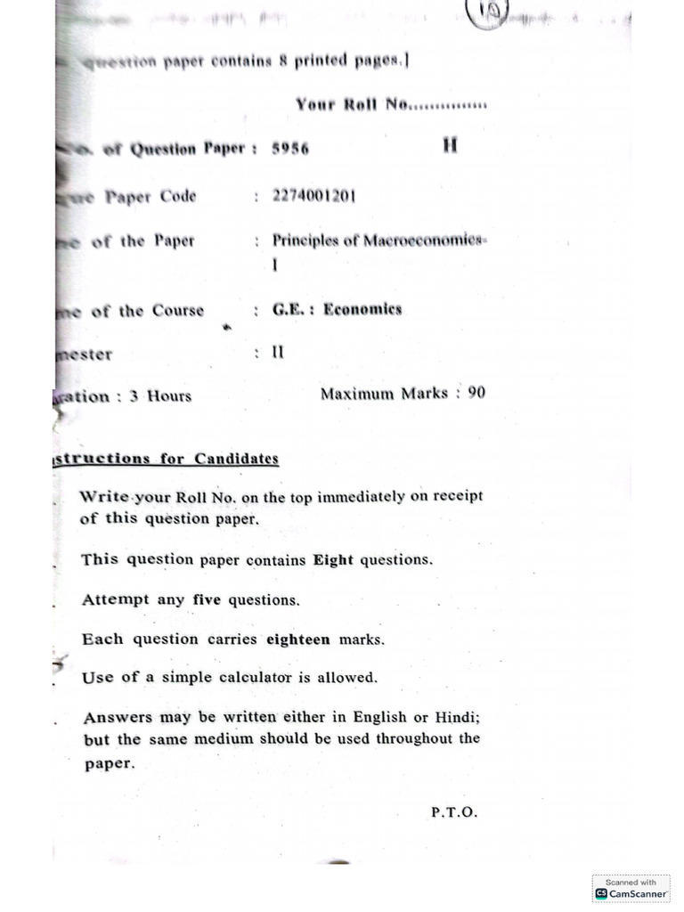 Question paper | PDF