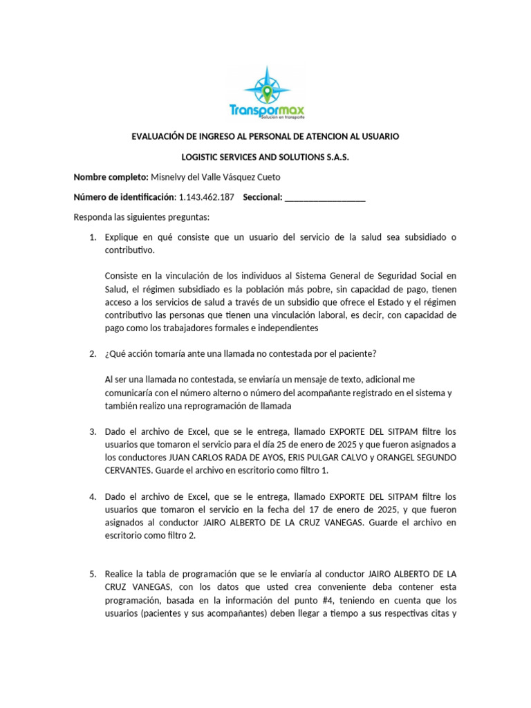 Ingreso de Personal | PDF