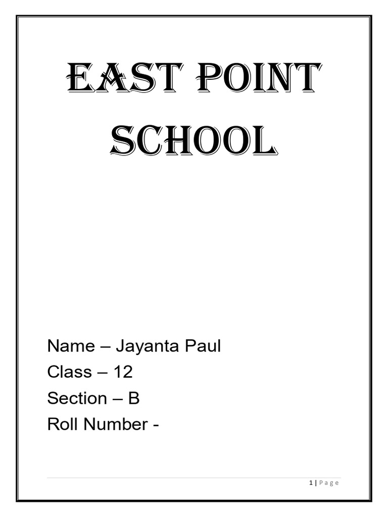 East Point School (Chem Project) | PDF | Aspirin | Acid