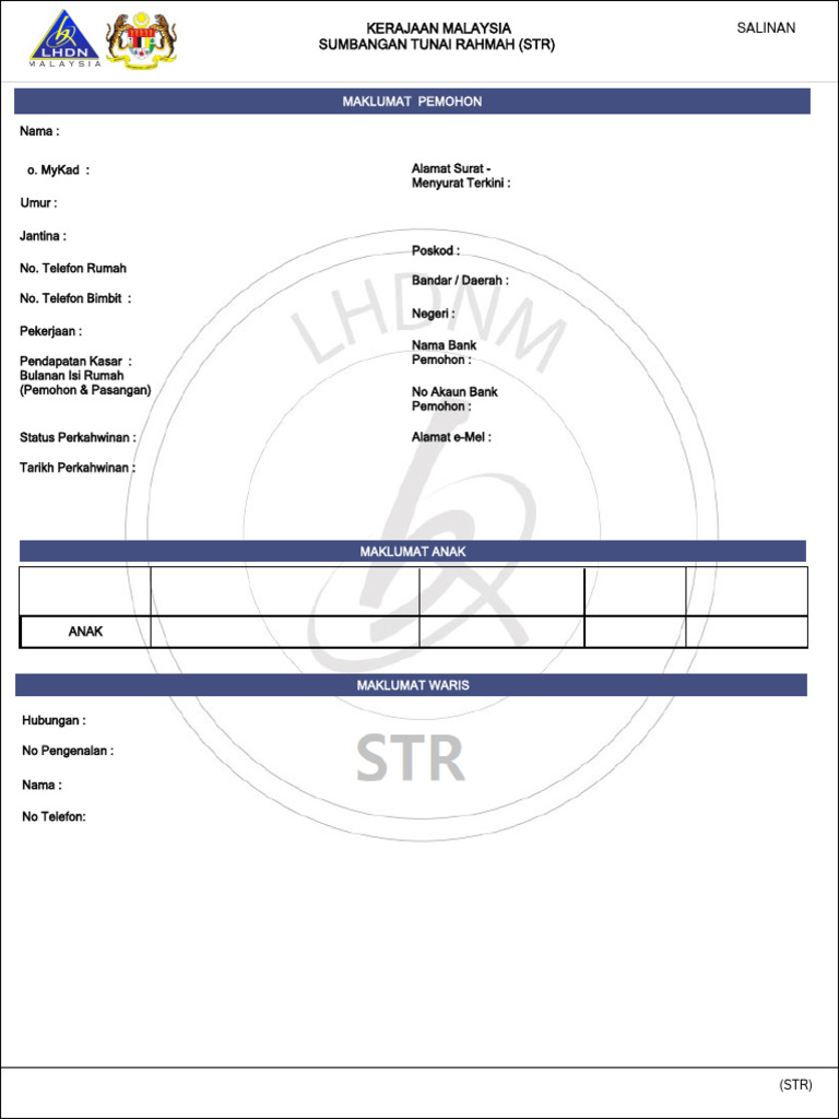Slip STR untuk Muhammad Haiqal Haziq | PDF