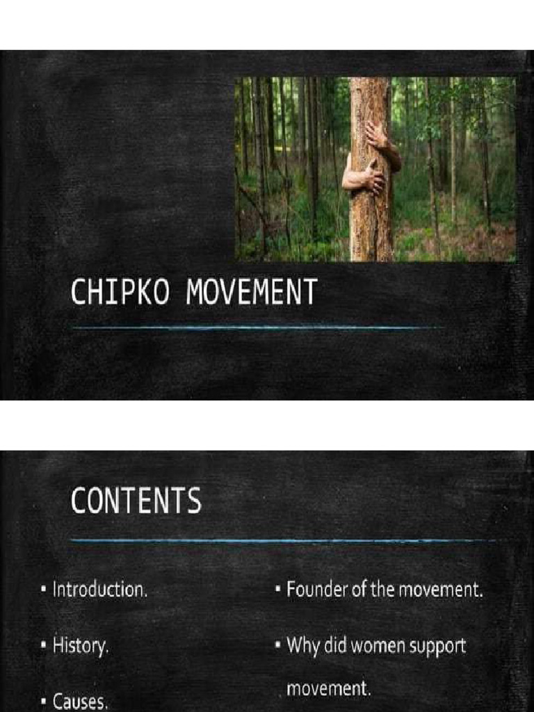 Chipko Movement | PDF