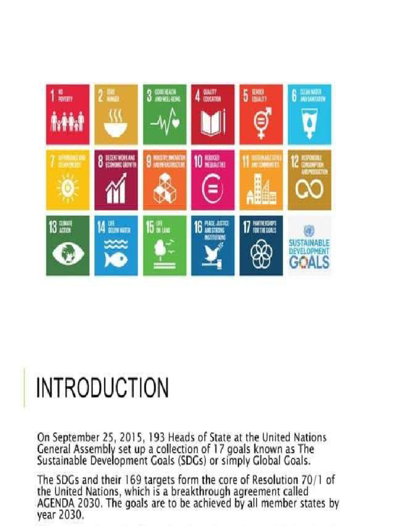 SDGs | PDF