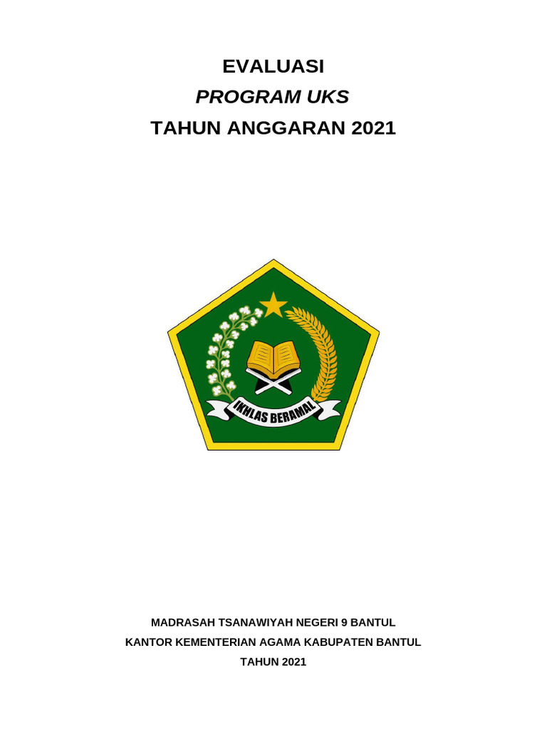 EVALUASI KEGIATAN - UKS | PDF