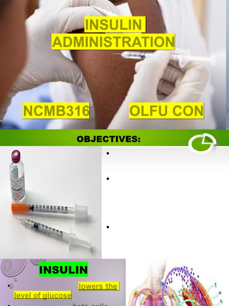 Insulin Adminisration Lec With HGT Video 2 | PDF | Insulin | Hyperglycemia