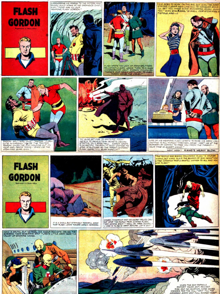 Flash Gordon S024 - The Atomic Age (10 July 1945 - 17 Mar 1946) | PDF
