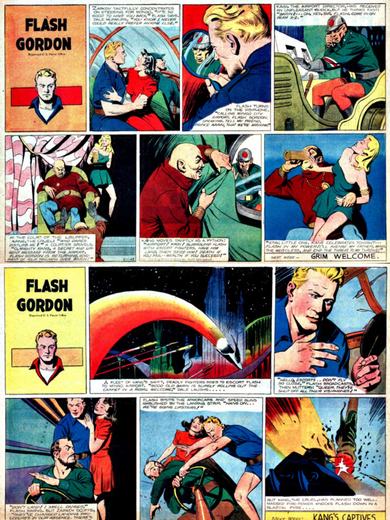Flash Gordon S023 - The Skymen (11 Feb 1945 - 30 Sep 1945) | PDF
