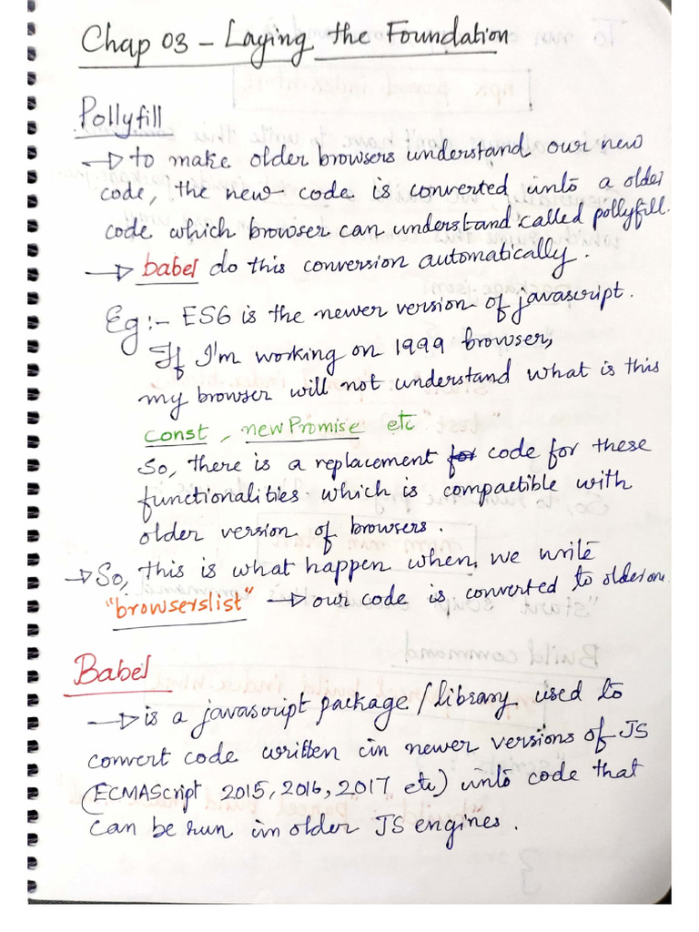 Laying The Foundation Notes | PDF