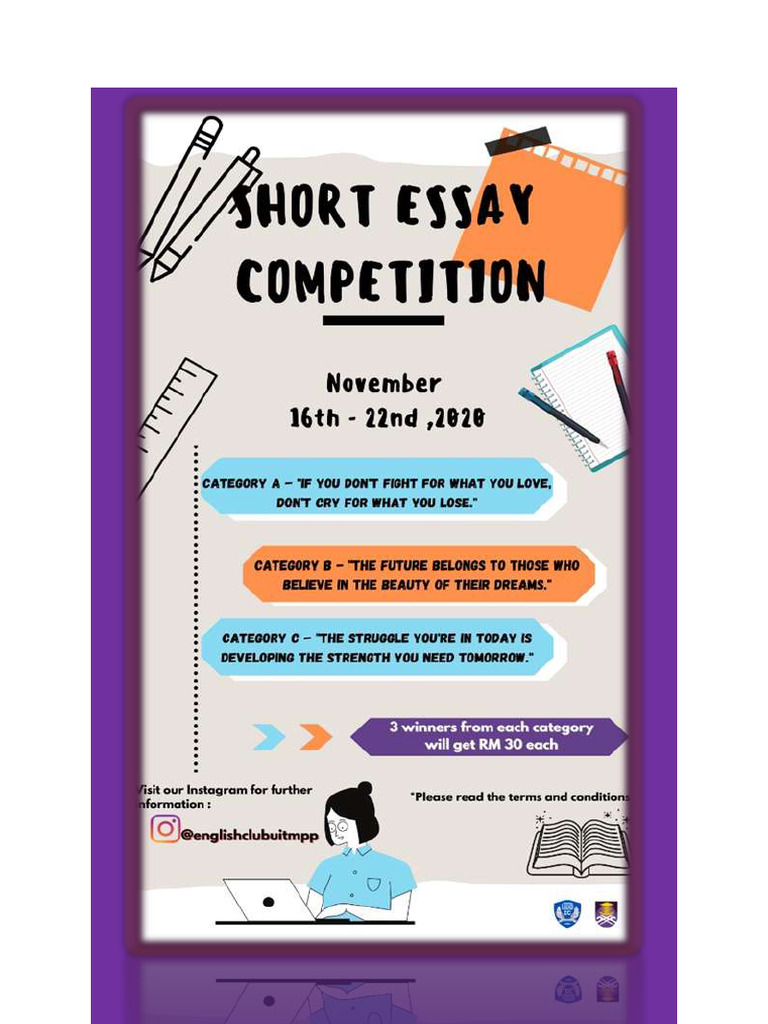 Essay Competition Rules and Regulations | PDF | Essays | Justice