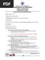 Homeroom PTA Meeting Attendance Sheet | PDF
