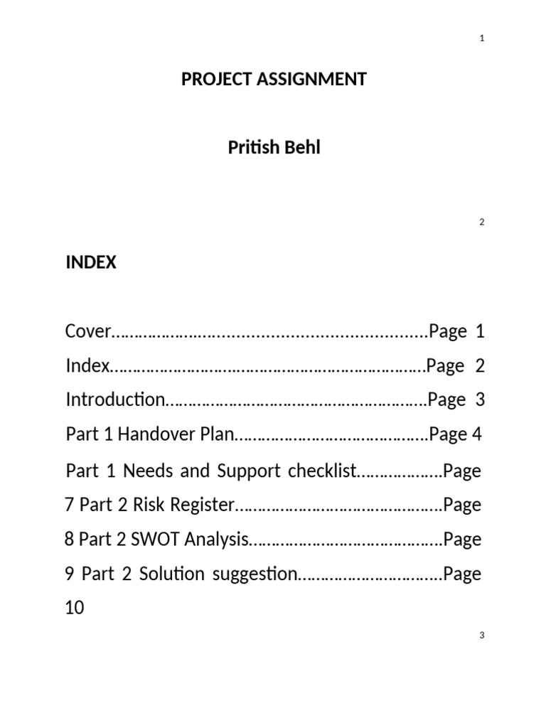 PROJECT ASSIGNMENT - Pritish Behl | PDF | Software Bug | Regulatory ...
