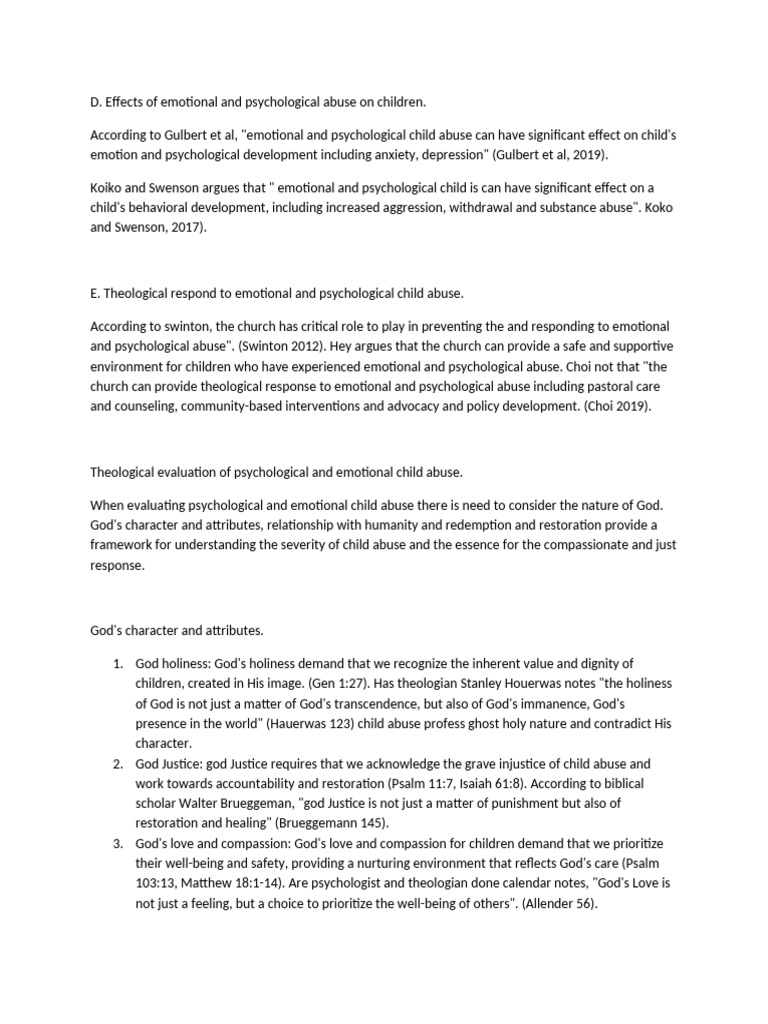 D. Effects of E-WPS Office | PDF | Image Of God | Child Abuse