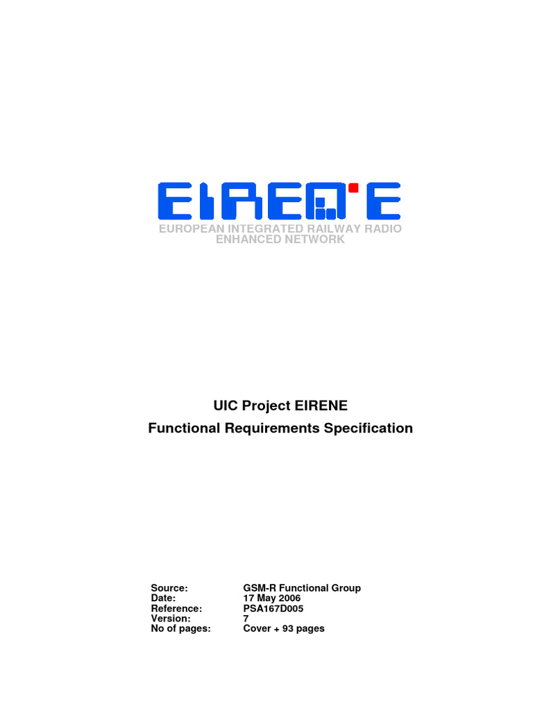 Digital Radio Standard For The European Railways | PDF | Computer ...