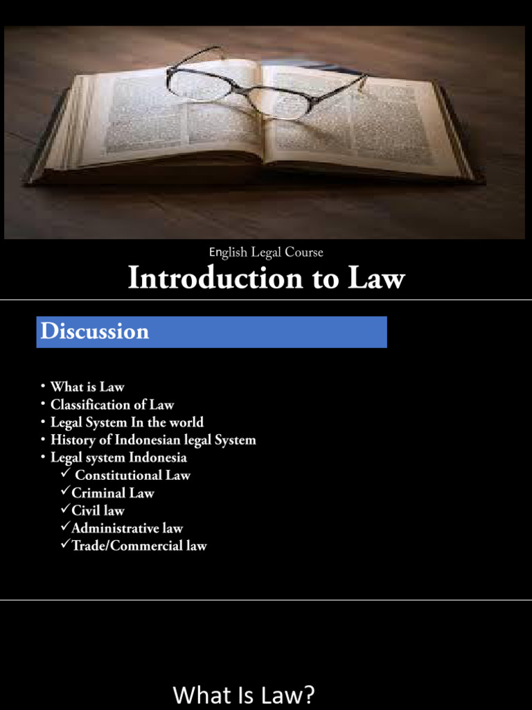 Overview of Indonesian Legal Systems | PDF