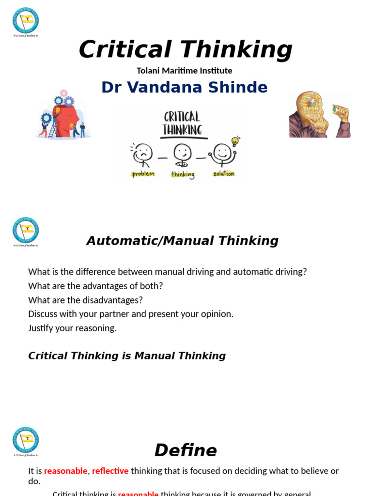 Critical Thinking | PDF | Argument | Critical Thinking