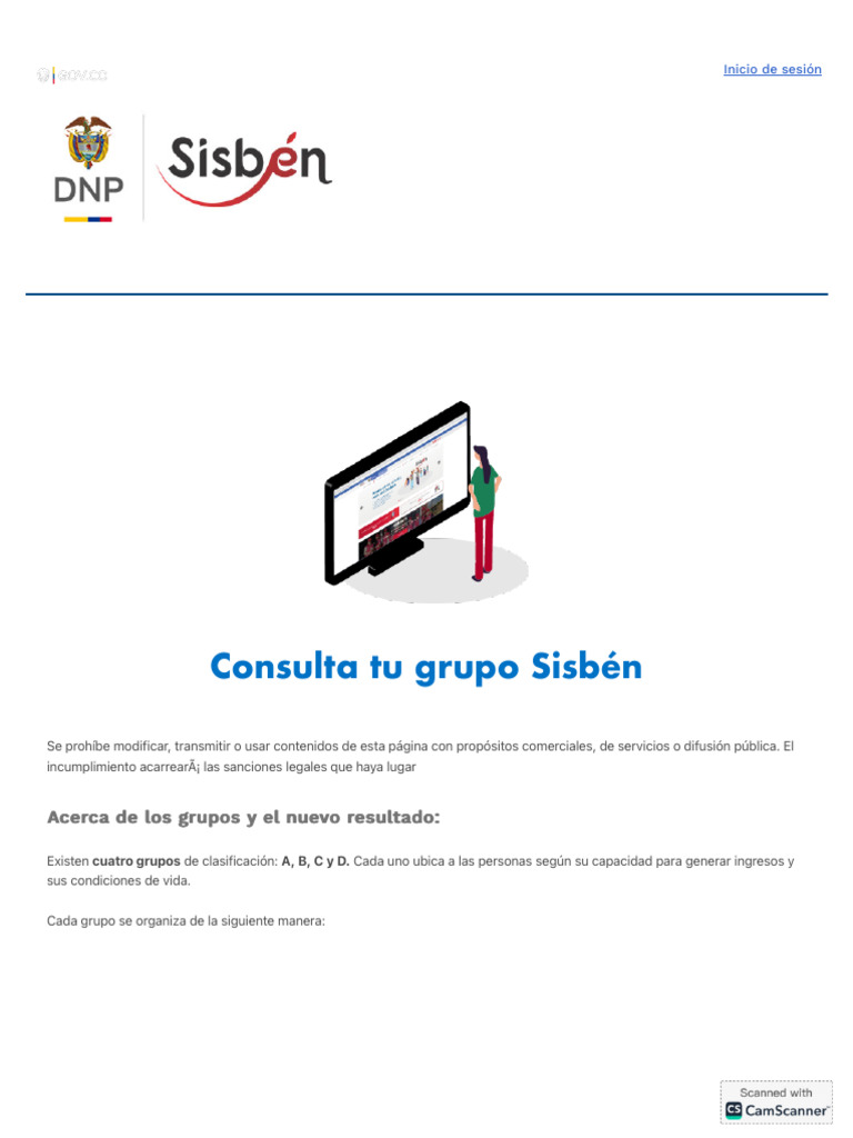 Bienvenido a la página del Sisbén IV. | PDF