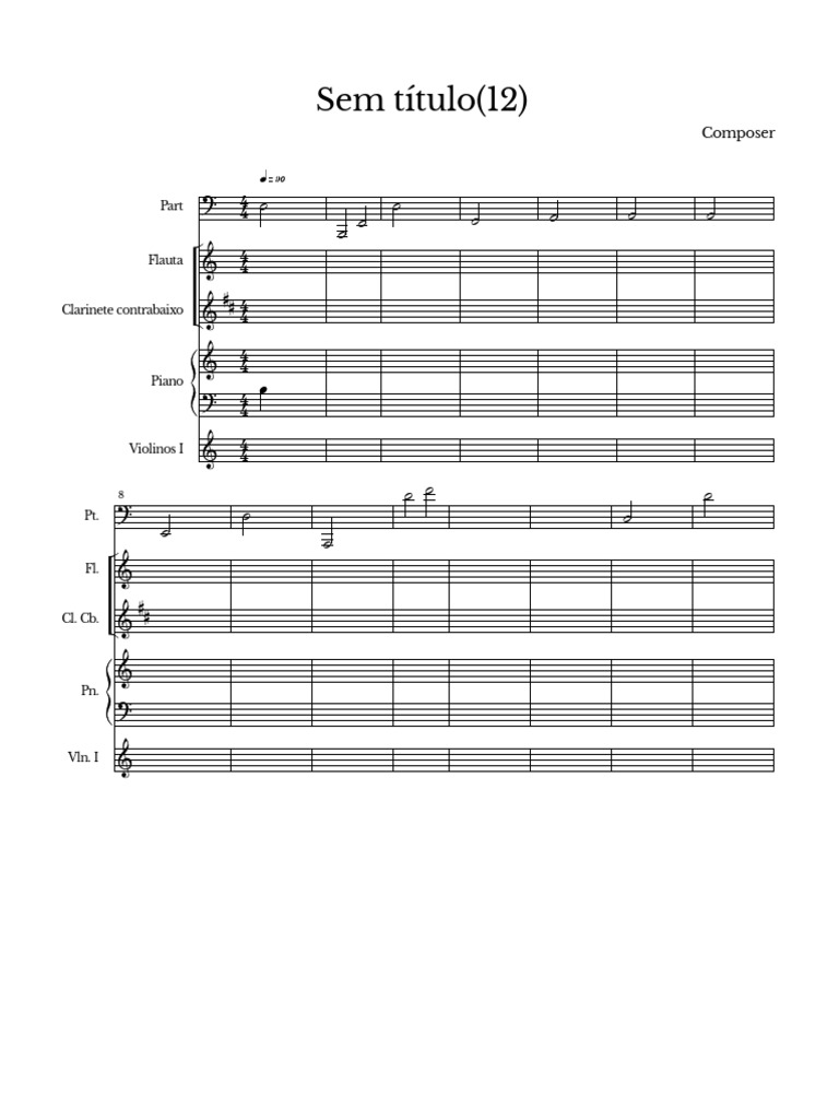 Partitura Cinco | PDF