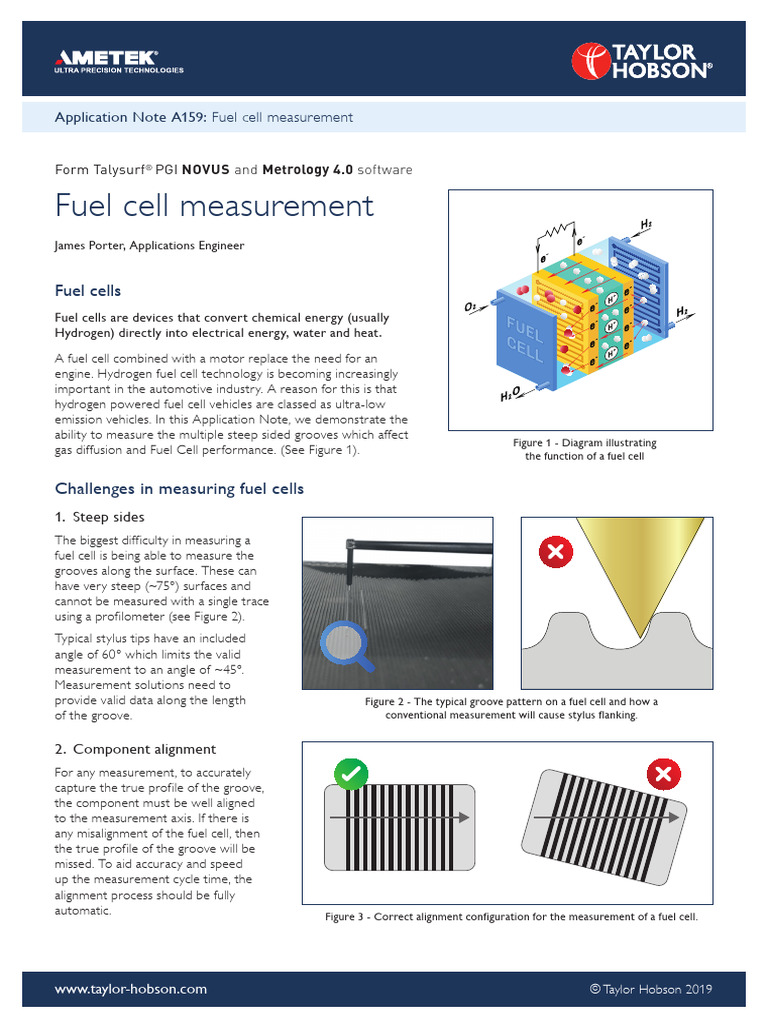 Fuel Cell Measurement Solutions Explained | PDF | Fuel Cell | Measurement
