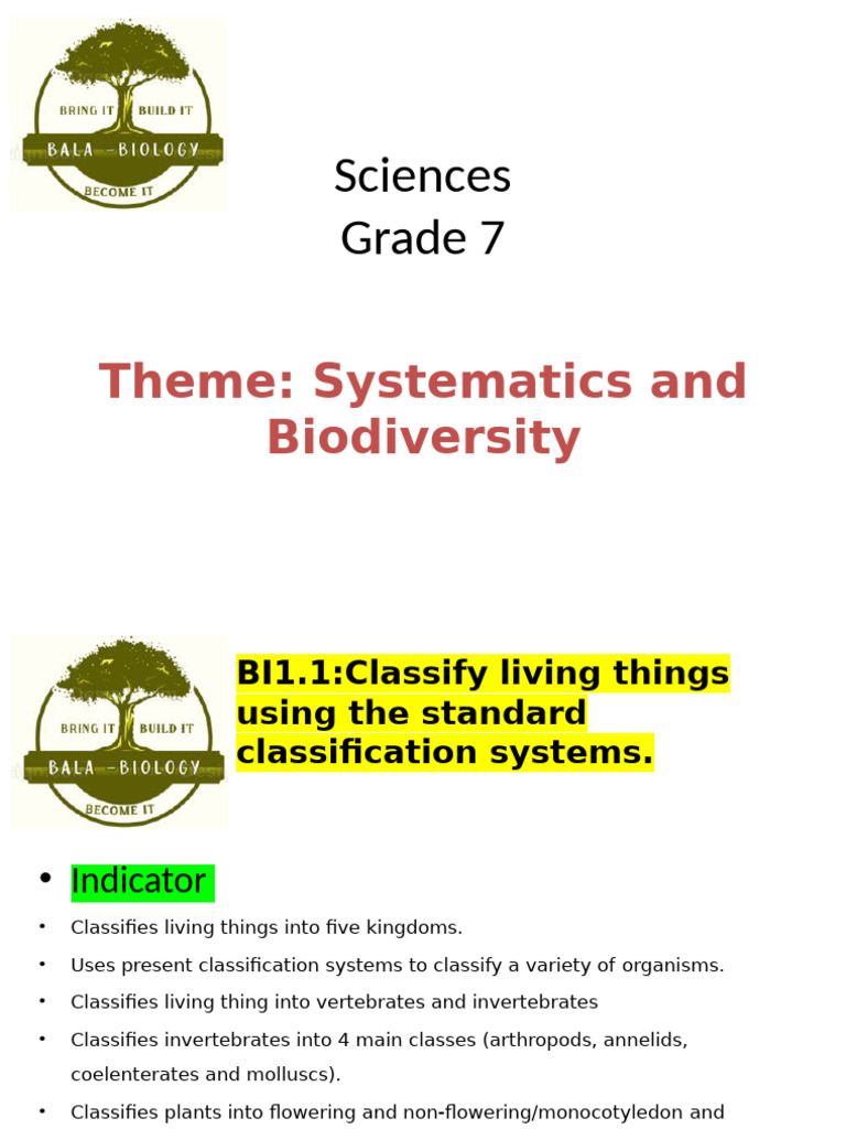1 GR 7 T1 Topic 2 PPT 1 | PDF | Invertebrate | Cell (Biology)