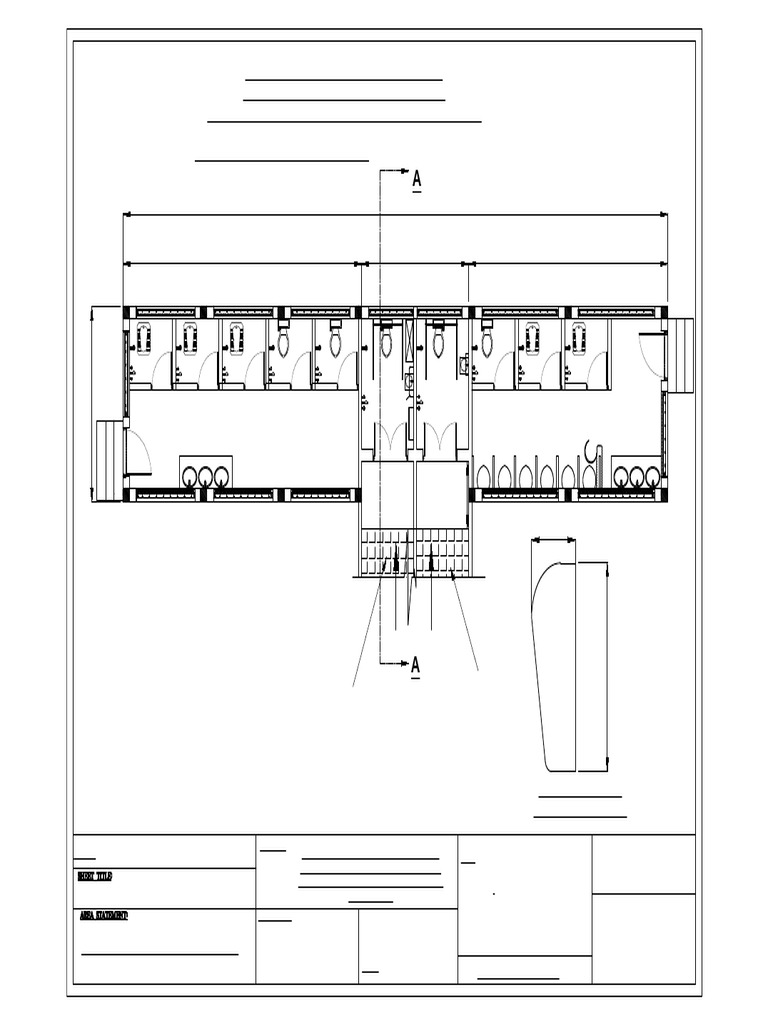 HIGH SCHOOL Toilet Drawings 1 | PDF | Building Engineering | Toilet