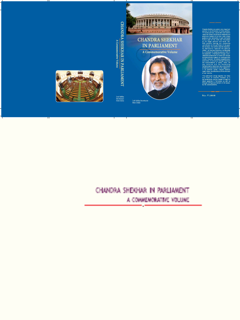Chandra Shekhar in Parliament | PDF