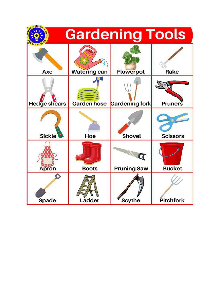 Gardening Tools 2 | PDF