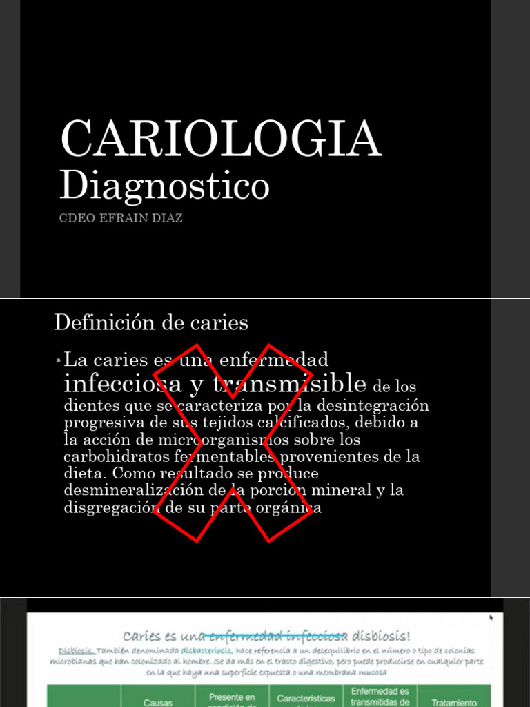 Diagnóstico y manejo de caries dental | PDF | Diente | Anatomia dental