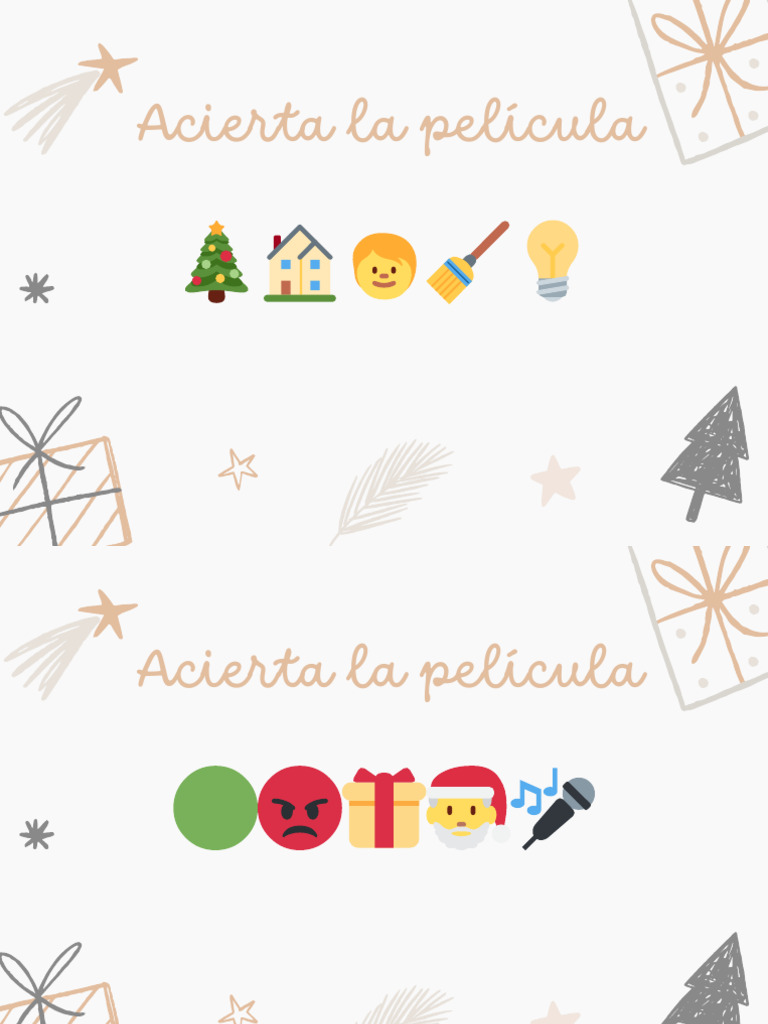 Tarjeta Horizontal Gift Card Navidad Infantil Crema y Gris | PDF