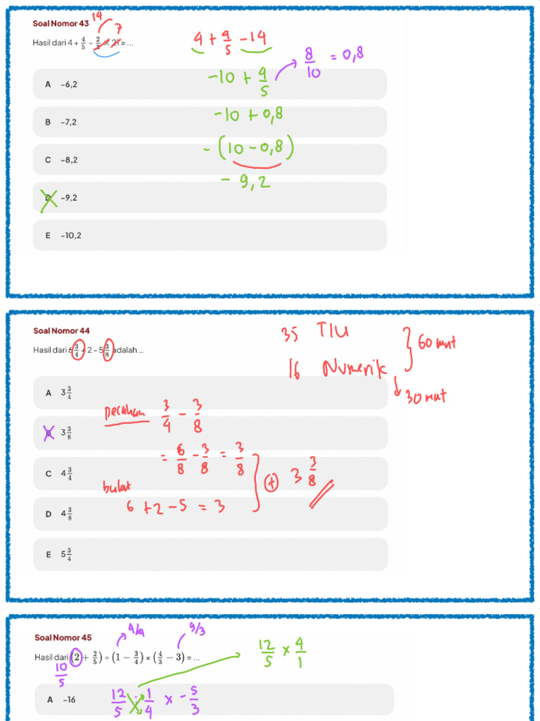 Zoom1 - Lat TIU Numerik - 210924 | PDF