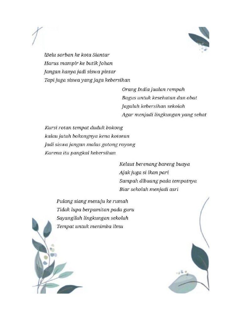 Kumpulan Pantun | PDF