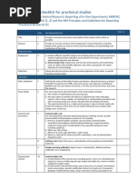 The ARRIVE Guidelines 2.0: Author Checklist | PDF | Experiment | Statistics