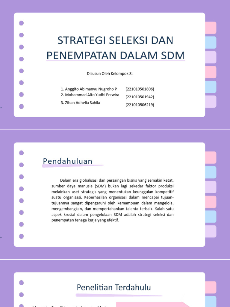 Manaj Strategi SDM Kel.8 | PDF