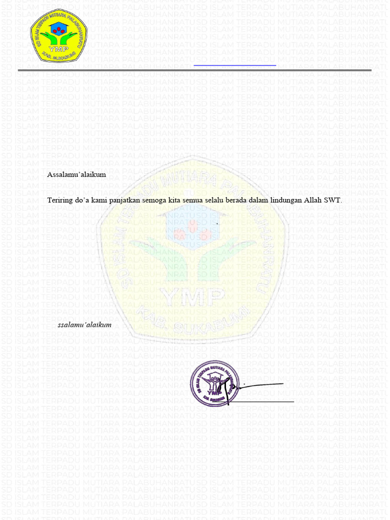 Undangan Wisuda Tahfidz - Pengawas Kec Palabuhanratu | PDF