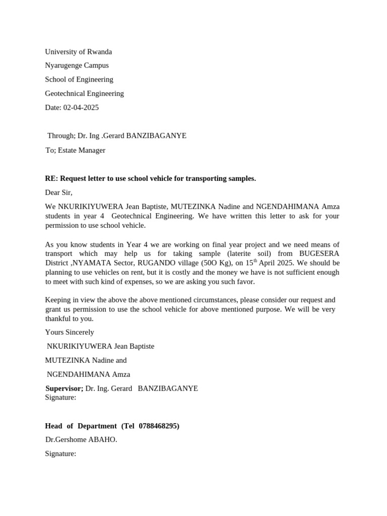 Application For Sample Transport | PDF