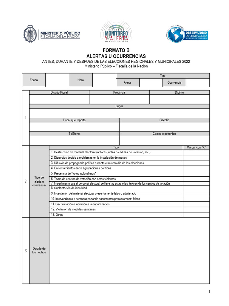 Formato B (CMA Elecciones RM 2022) | PDF