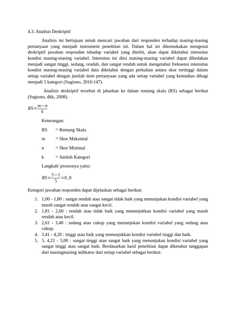 Analisis Deskriptif | PDF