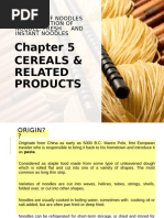 Noodle Manufacturing Process Overview | PDF | Noodle | Chemistry