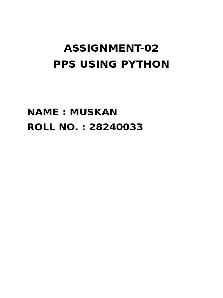 Assignment 2 | PDF