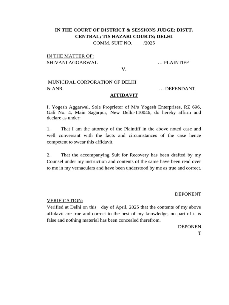 Statement of Truth and Affidavit | PDF | Affidavit | Common Law