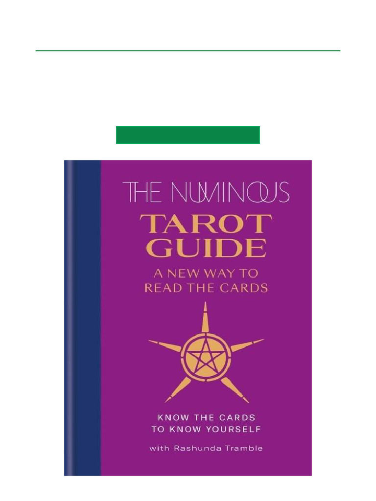 (Ebook PDF) The Numinous Tarot Guide A New Way To Read The Cards ...