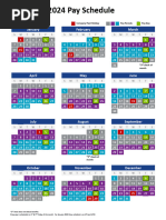 2024 Payroll Calendar Overview | PDF