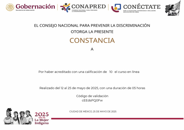Constancia TTE. ROSETE | PDF