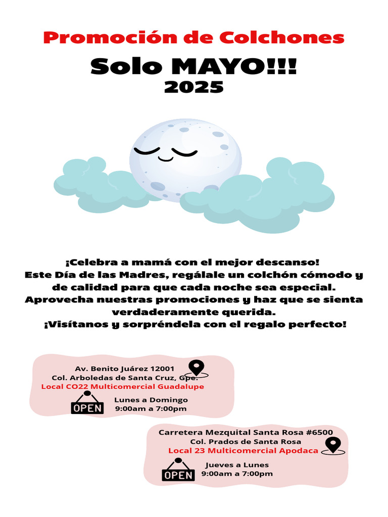 PROMOCION DE COLCHONES 2025-Comprimido | PDF | Colchón | Lecho