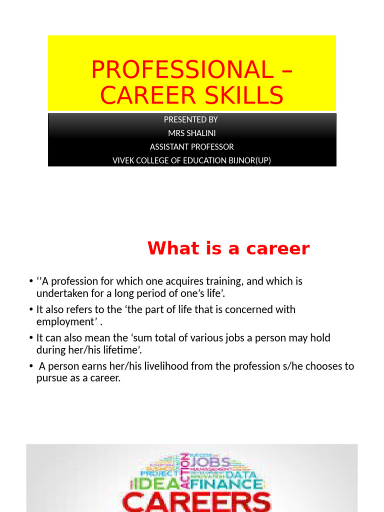 Career Skill PPT (Autosaved) | PDF | Job Interview | Résumé