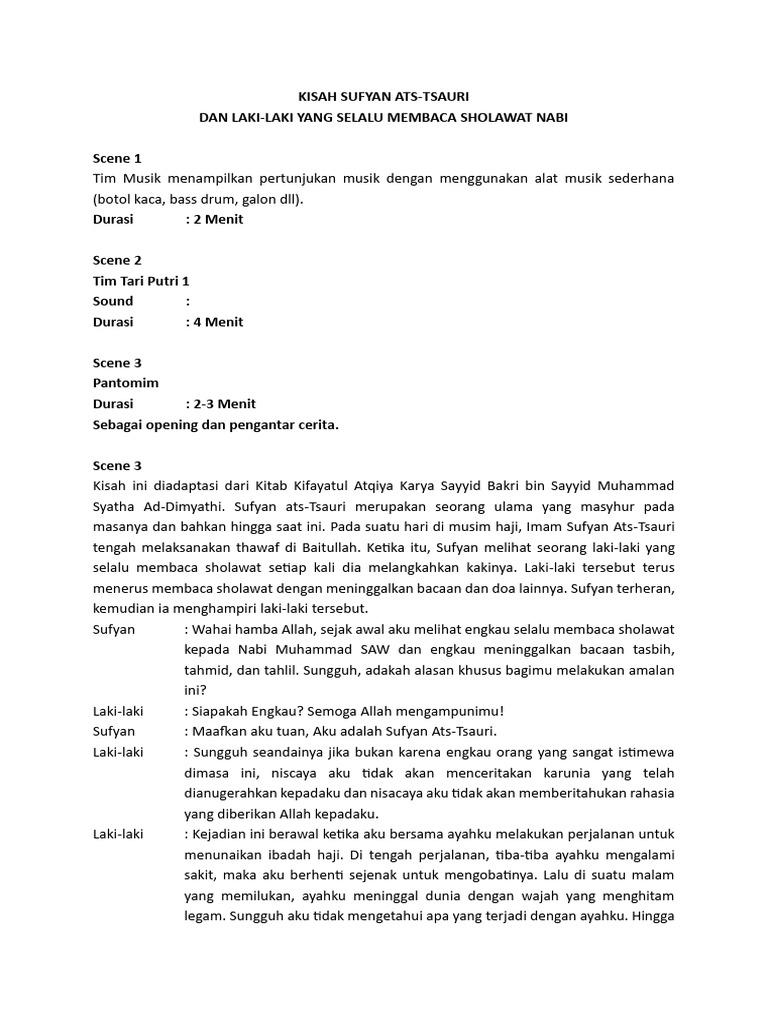 KISAH SUFYAN ATS-TSAURI | PDF