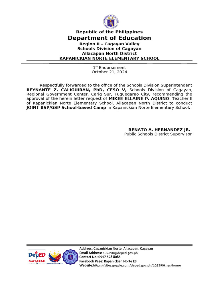 BSP Investiture 2024 Activity Proposal KNES | PDF | Scouting | Youth ...