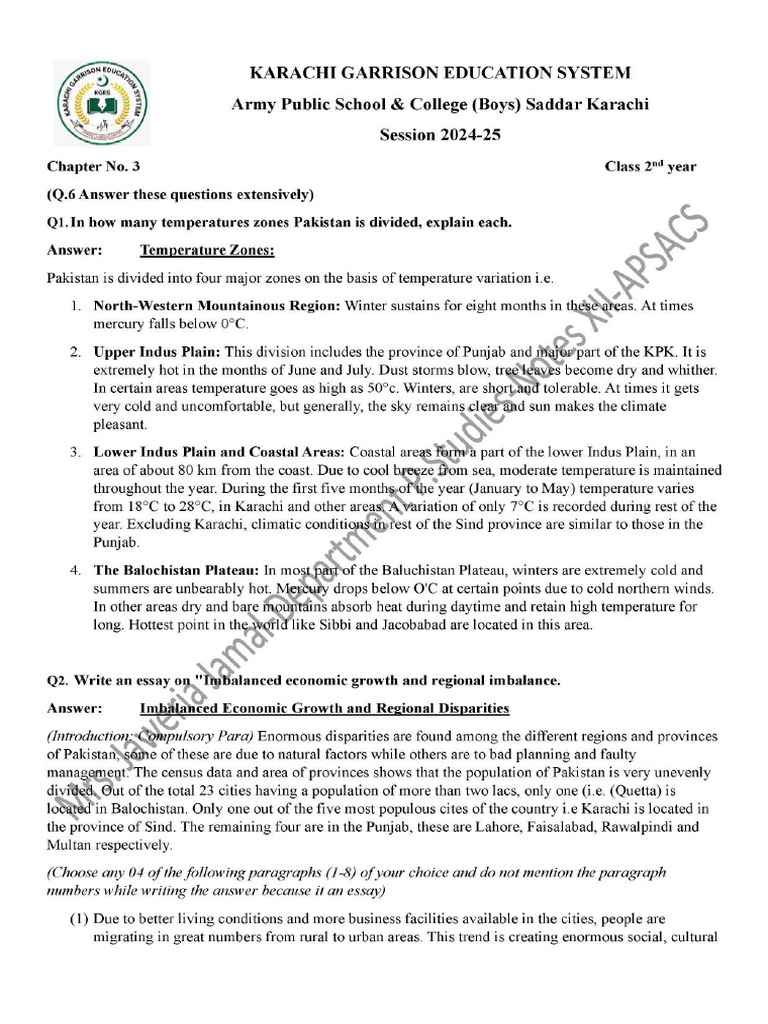 Pak ST Notes CH03 | PDF