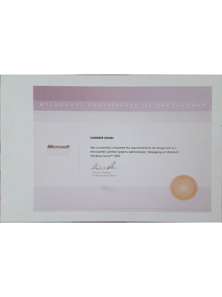 Microsoft Certification | PDF