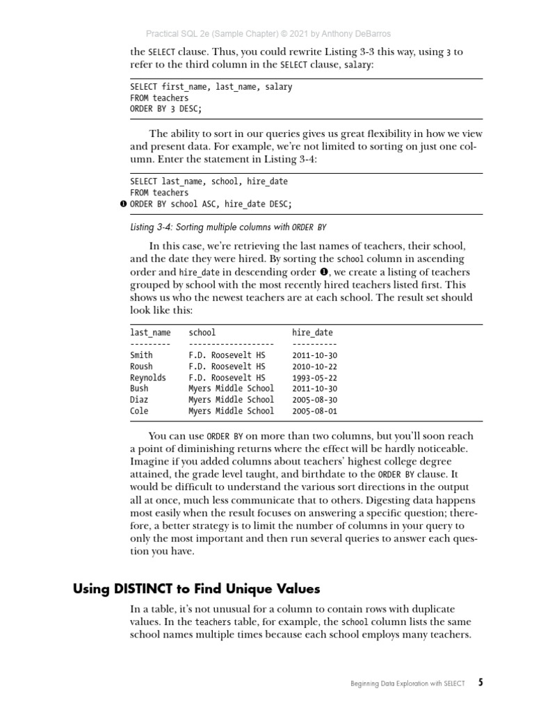 5.PracticalSQL2E SampleCh3 | PDF | Information Retrieval | Information ...