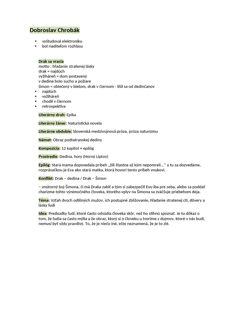 Dobroslav Chrobák | PDF